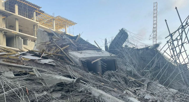 Breaking: Another building under construction collapses in Lagos